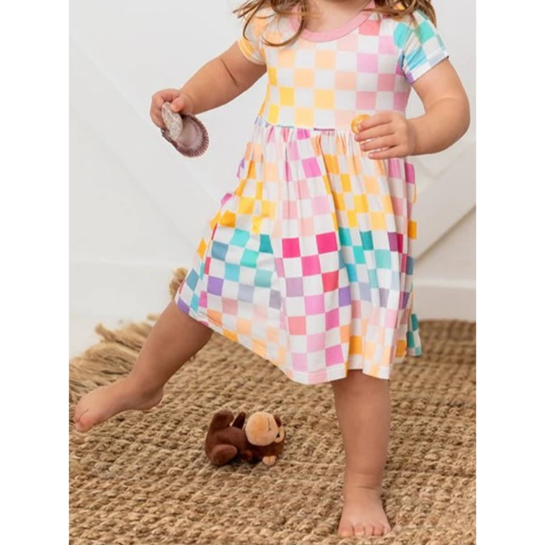 Easter Check Dress – Melodi's Baby · Kid · Tween