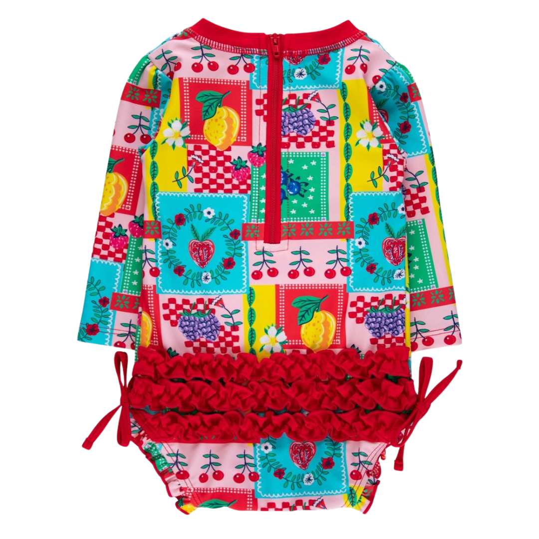 Picnic Party One Piece Rash Guard – Melodi's Baby · Kid · Tween